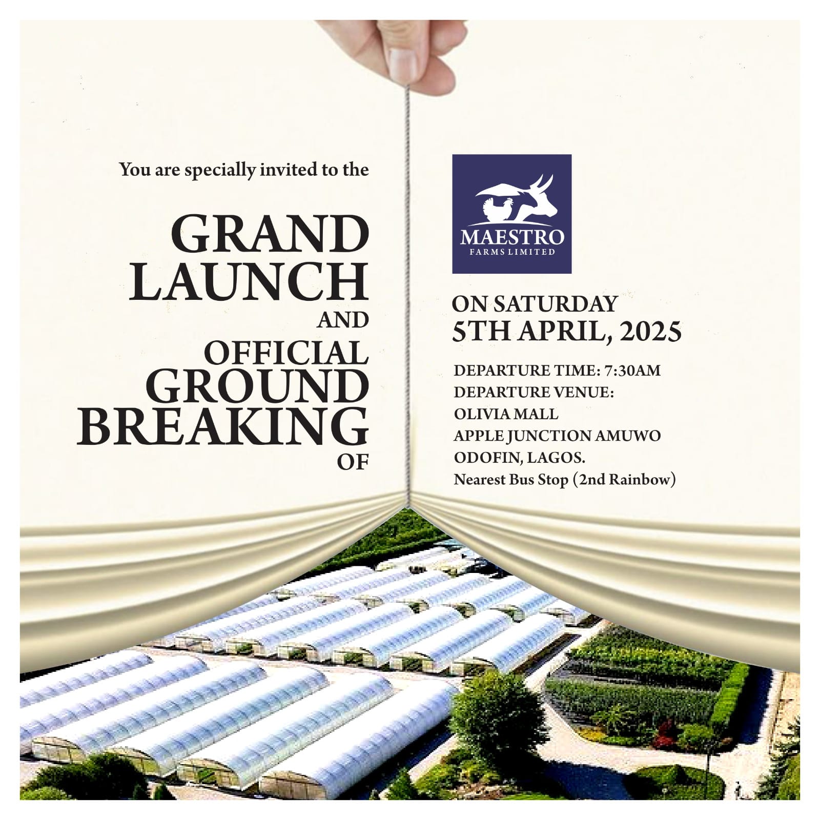 MAESTRO FARMS AGROFLEX PROJECT BREAKS GROUND, POISED TO REVOLUTIONIZE ...