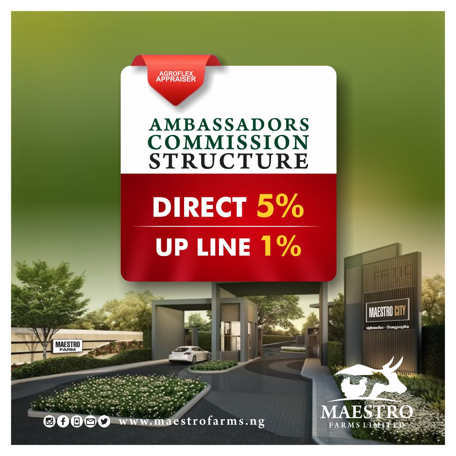 AgroFlex Ambassador Commission Structure - MAESTRO FARMS LIMITED